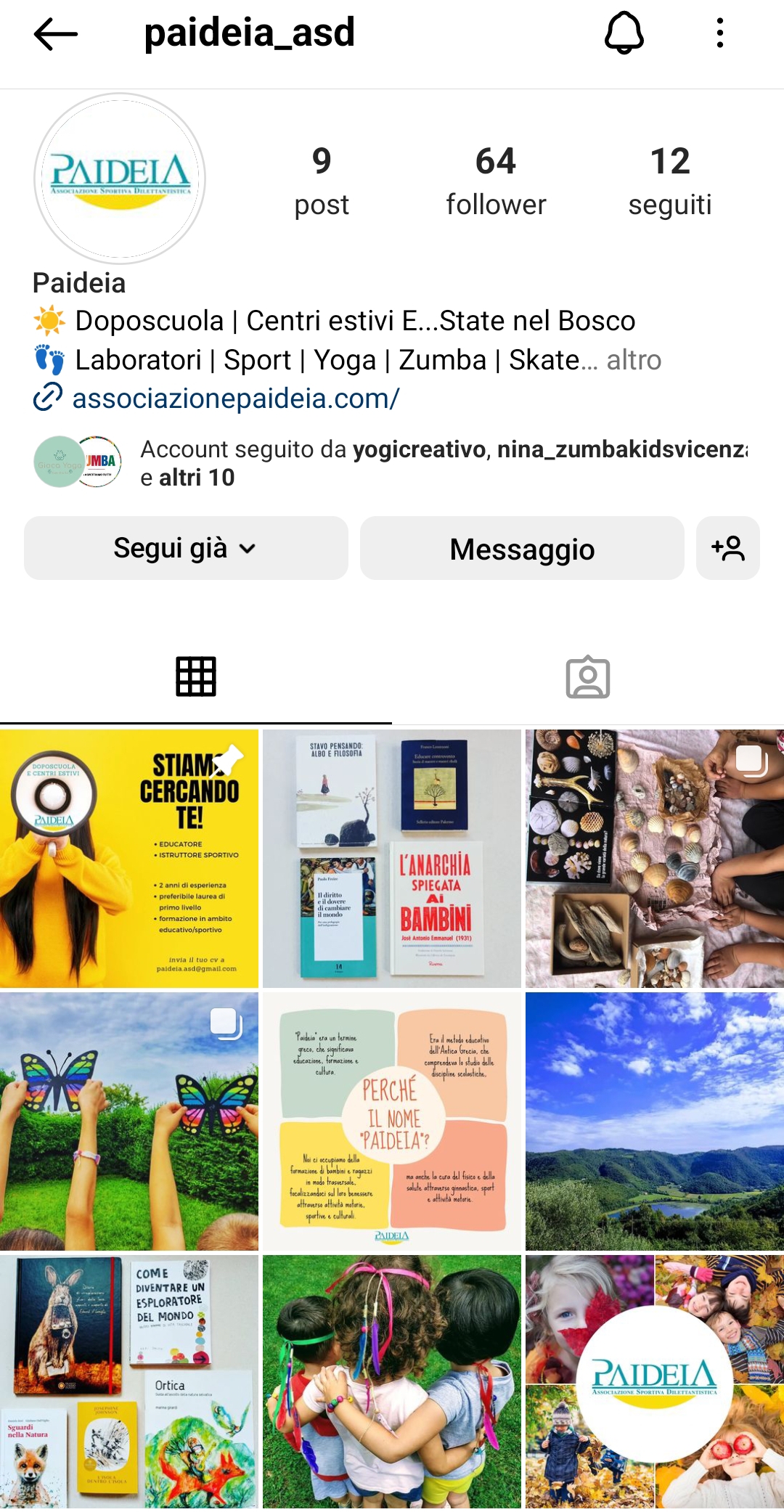 Paideia è su Instagram – Paideia